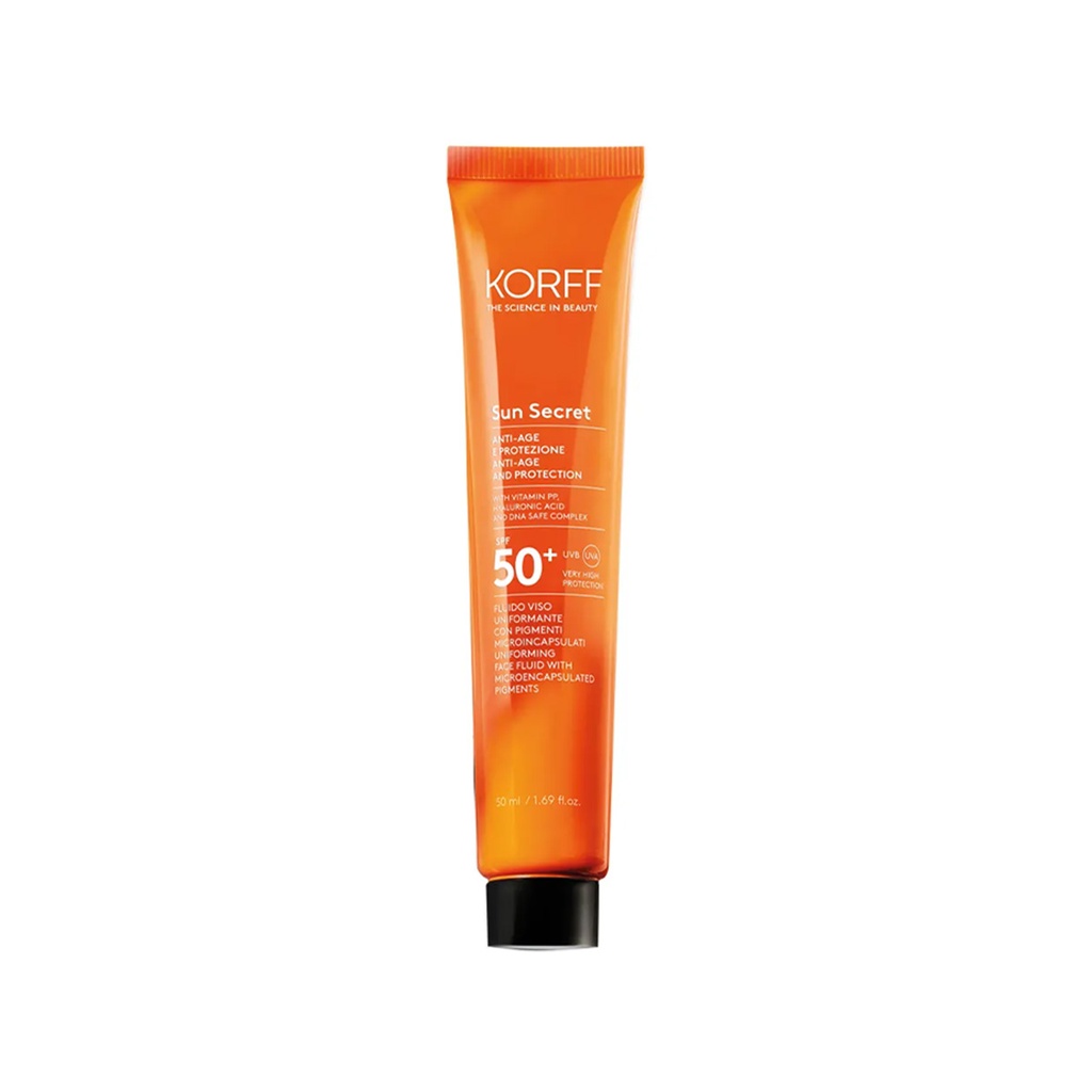 Korff Sun Secret Uniforming Face Fluid SPF50+ | Farmaci Sara